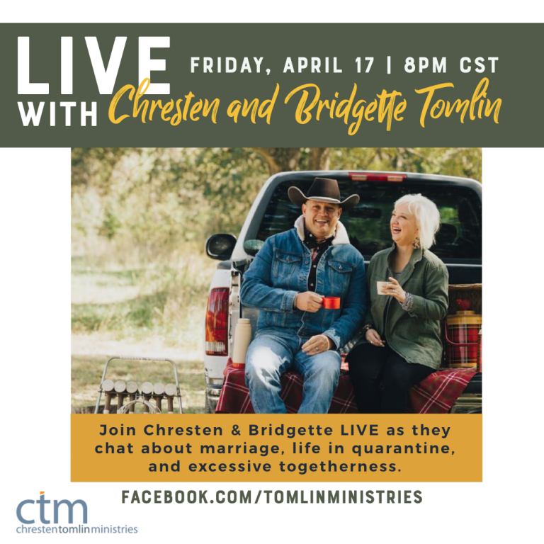LIVE with Chresten & Bridgette Tomlin – Chresten Tomlin Ministries